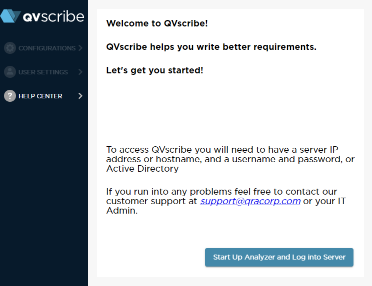 QVscribe for Jama User Set-Up - Chrome